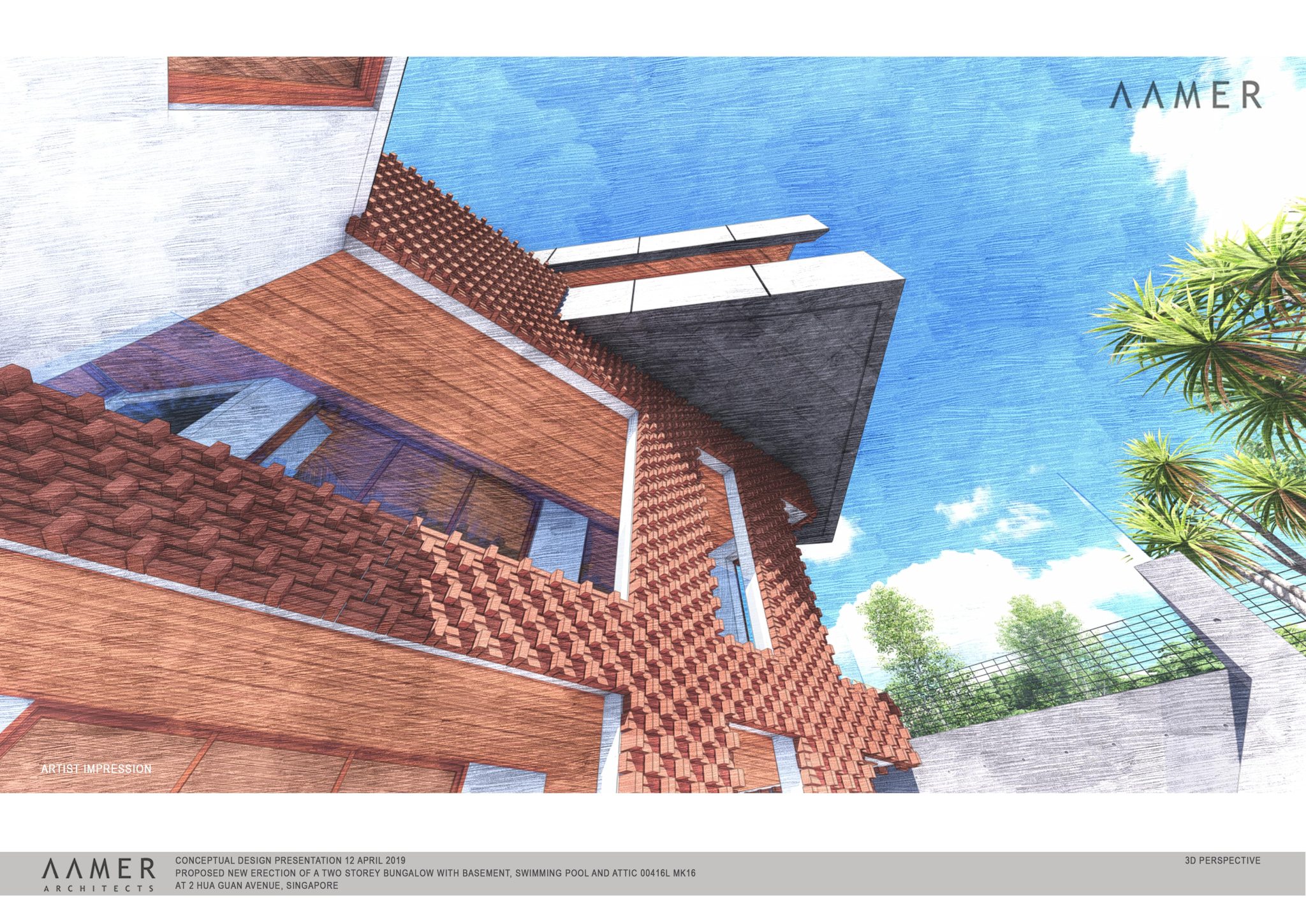 Slanted House - 2 Hua Guan Avenue | Aamer Architects